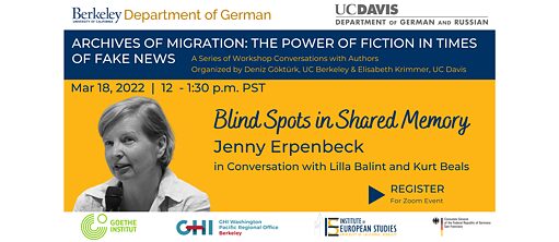 Conversation: Blind Spots in Shared Memory - Goethe-Institut USA