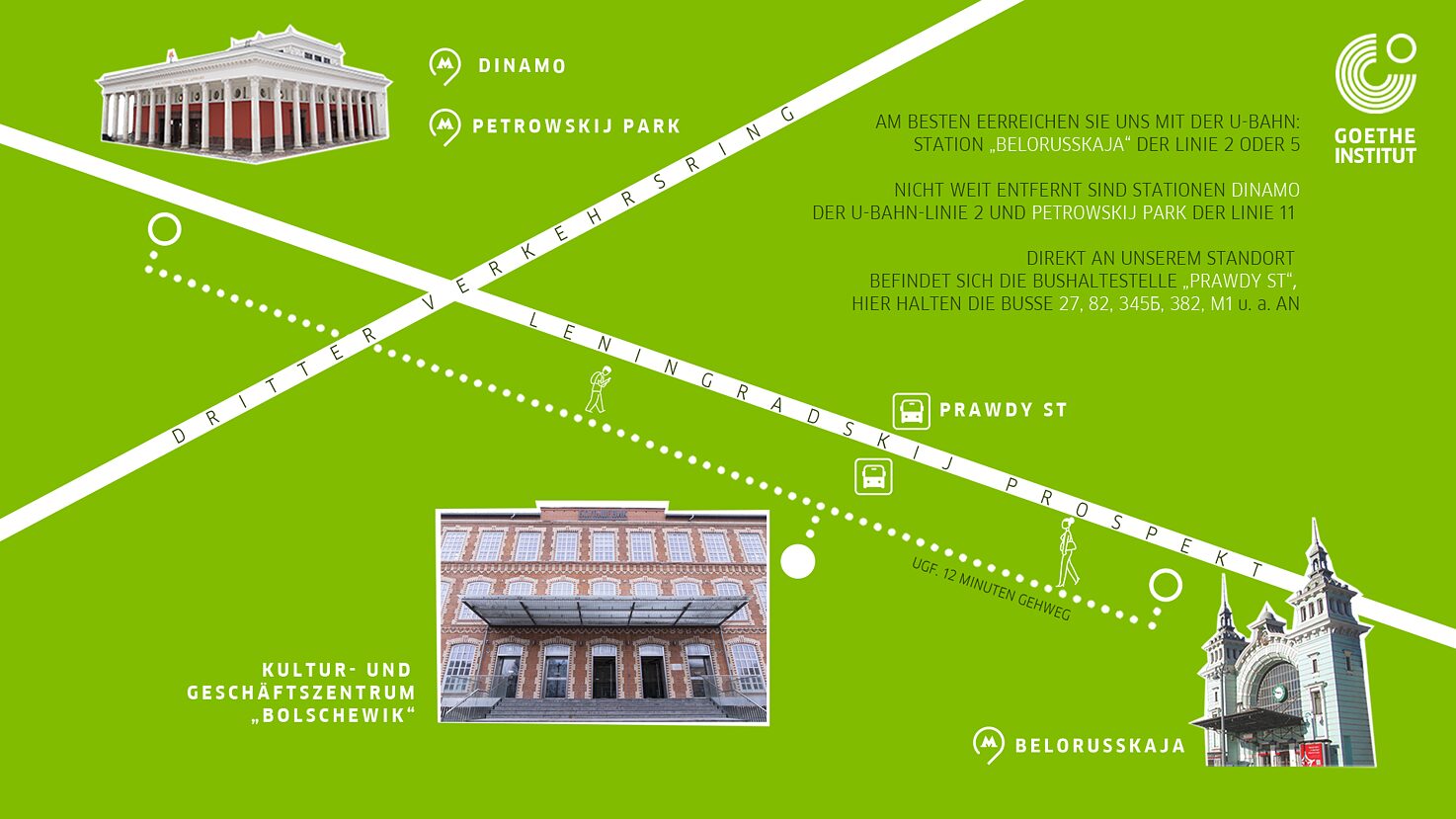 Kontakt und Öffnungszeiten - Moskau - Goethe-Institut Moskau - Russland