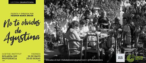 “No te olvides de Agustina” - Goethe-Institut Chile