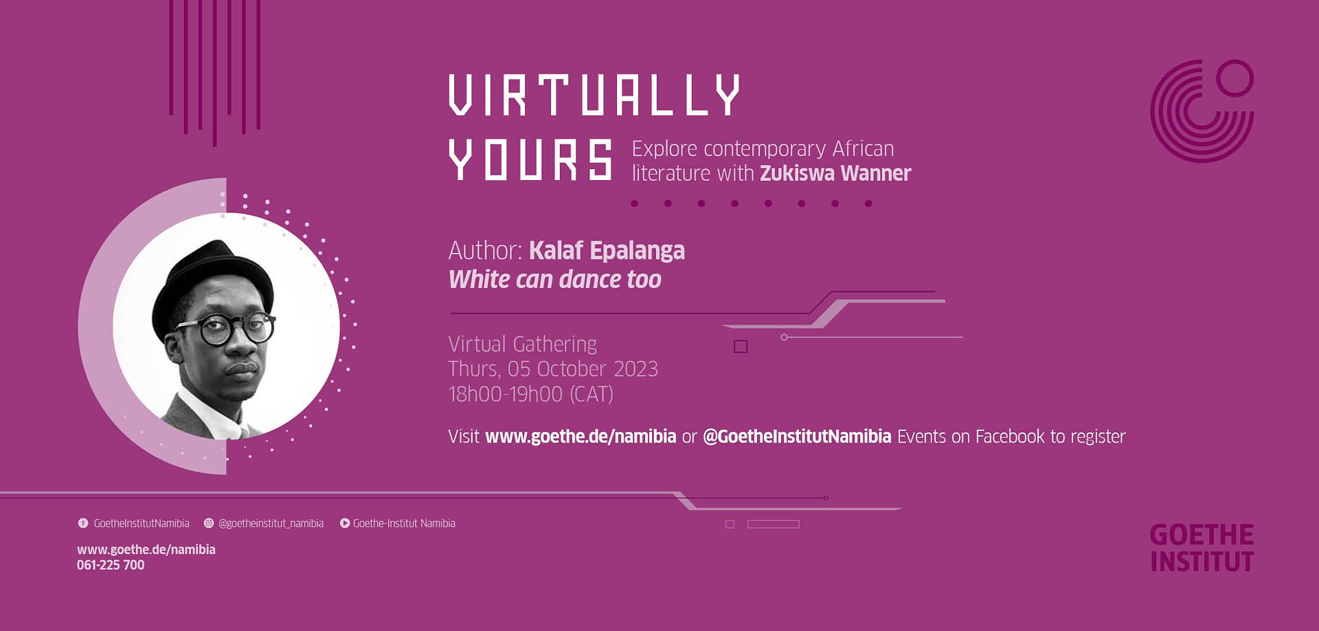 Virtually Yours # 24 Kalaf Epalanga - Goethe-Institut Namibia
