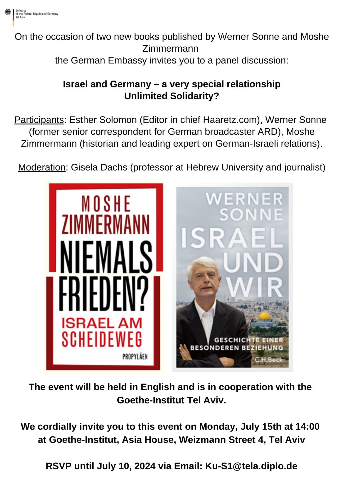 דיון: Israel and Germany – a very special relationship - Goethe ...