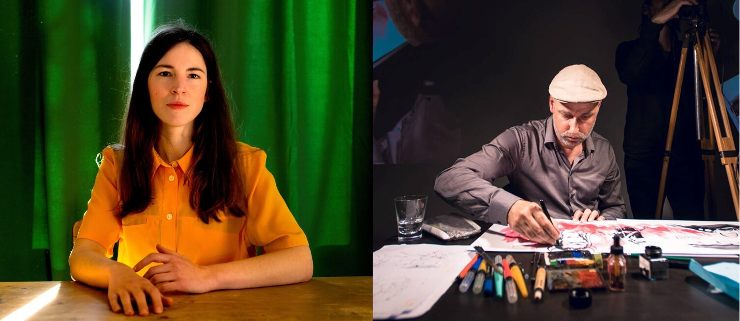 Comic: Vernissage und Zeichenkonzert: Jennifer Daniel & Reinhard Kleist ...