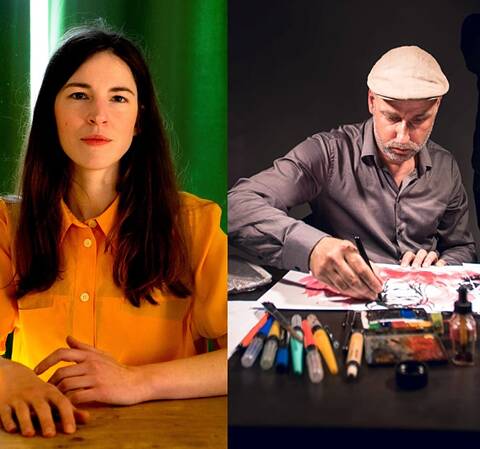 Comic: Vernissage und Zeichenkonzert: Jennifer Daniel & Reinhard Kleist ...