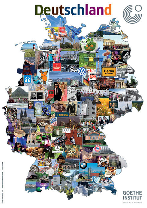 Deutschlandposter - Goethe-Institut Russland