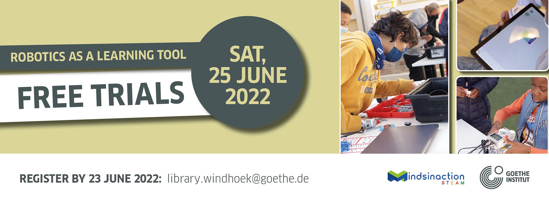 Robotic Class: Robotics Free Trials - Goethe-Institut Namibia