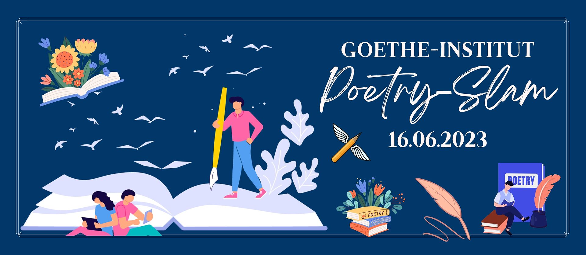 Поэтический вечер: Goethe Poetry Slam 2023 - Goethe-Institut Узбекистан