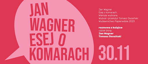 Lesung: Jan Wagner in Warschau - Goethe-Institut Polen