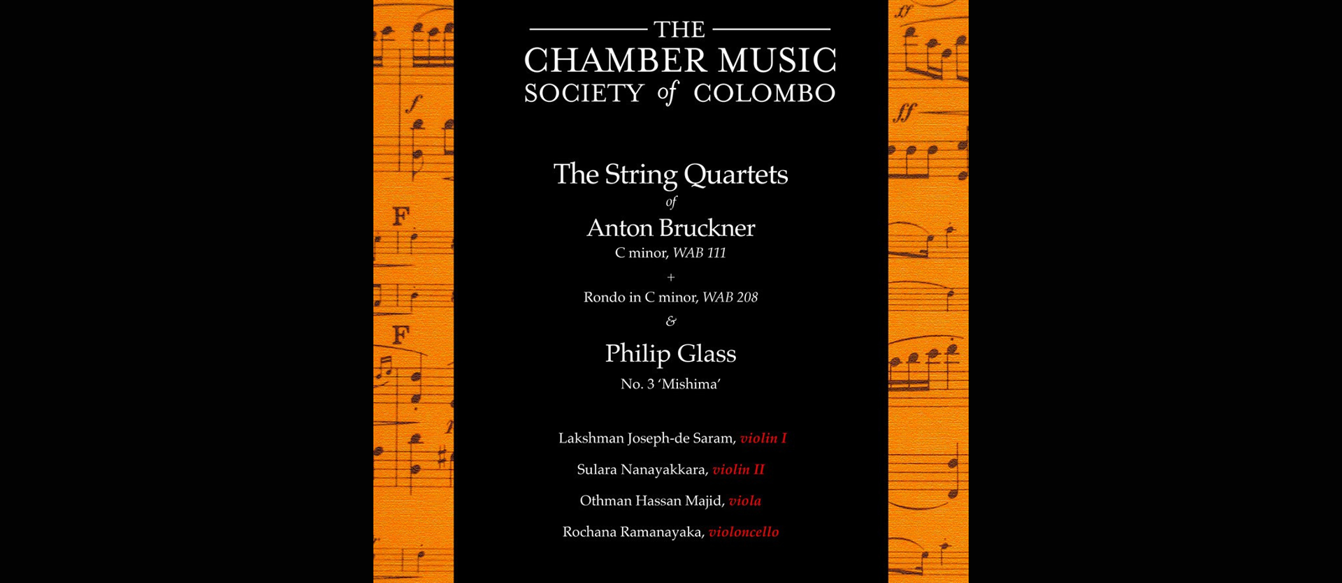 Konzert: Chamber Music Society of Colombo - Goethe-Institut Sri Lanka