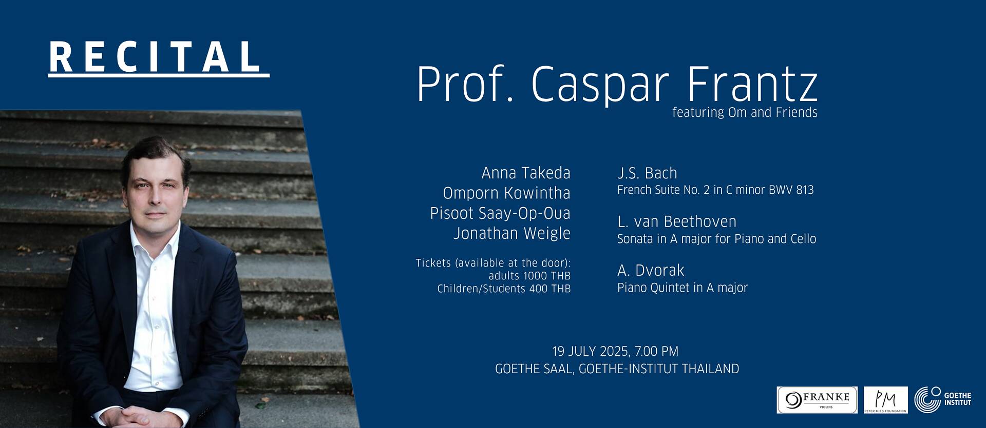 Concert: Caspar Frantz in Concert – Piano and Chamber Music - Goethe ...
