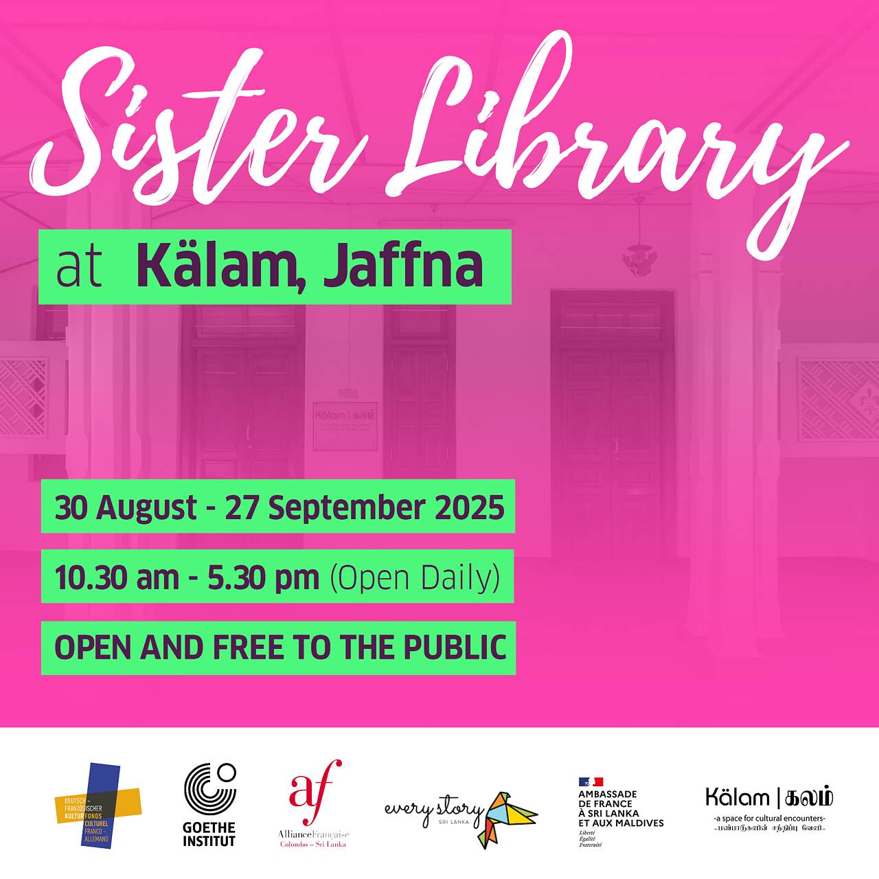 A Celebration of Women : Sister Library in Jaffna - Goethe-Institut Sri ...