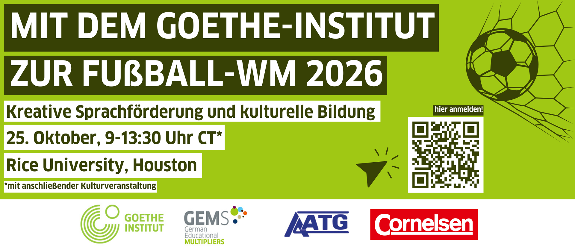 Workshop: Mit dem Goethe-Institut zur Fußball-WM 2026 - Goethe-Institut USA