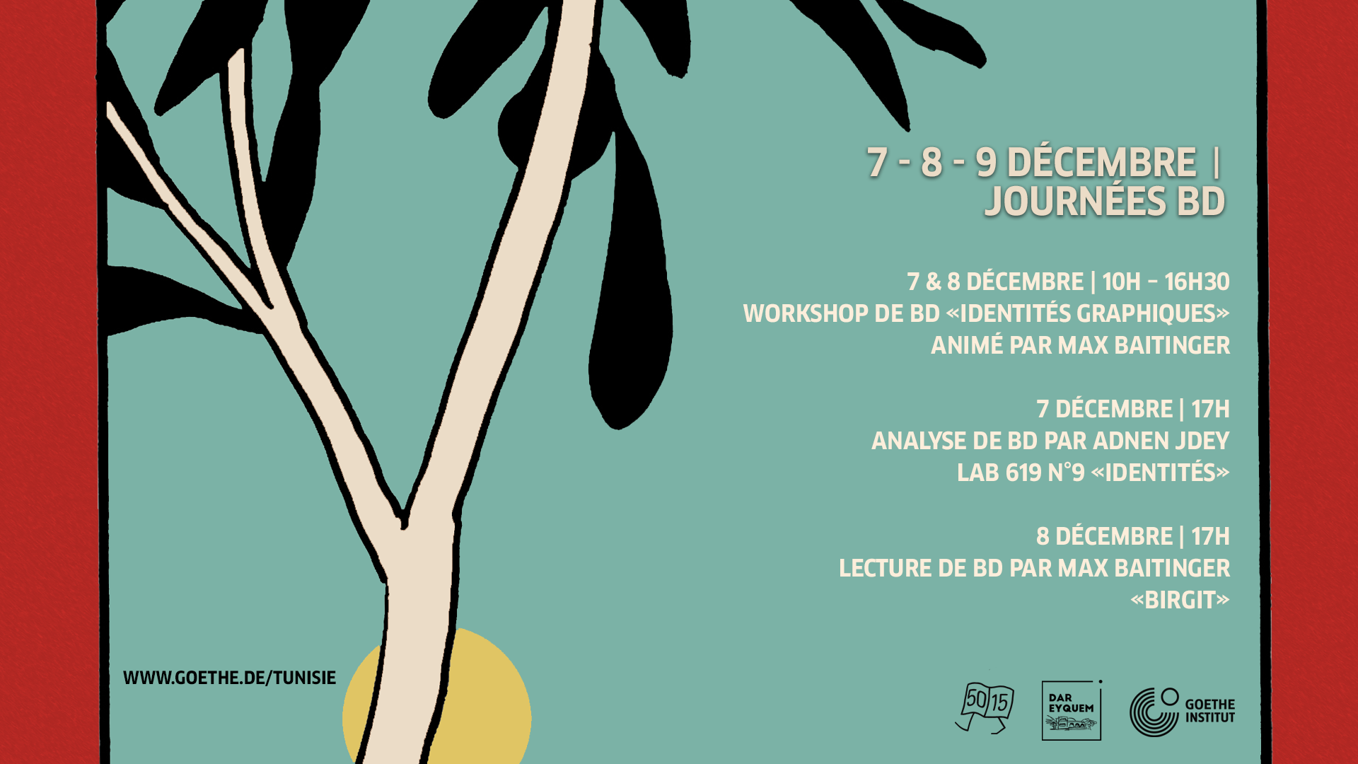 Analyse de BD animé par Adnen Jdey - Goethe-Institut Tunisie