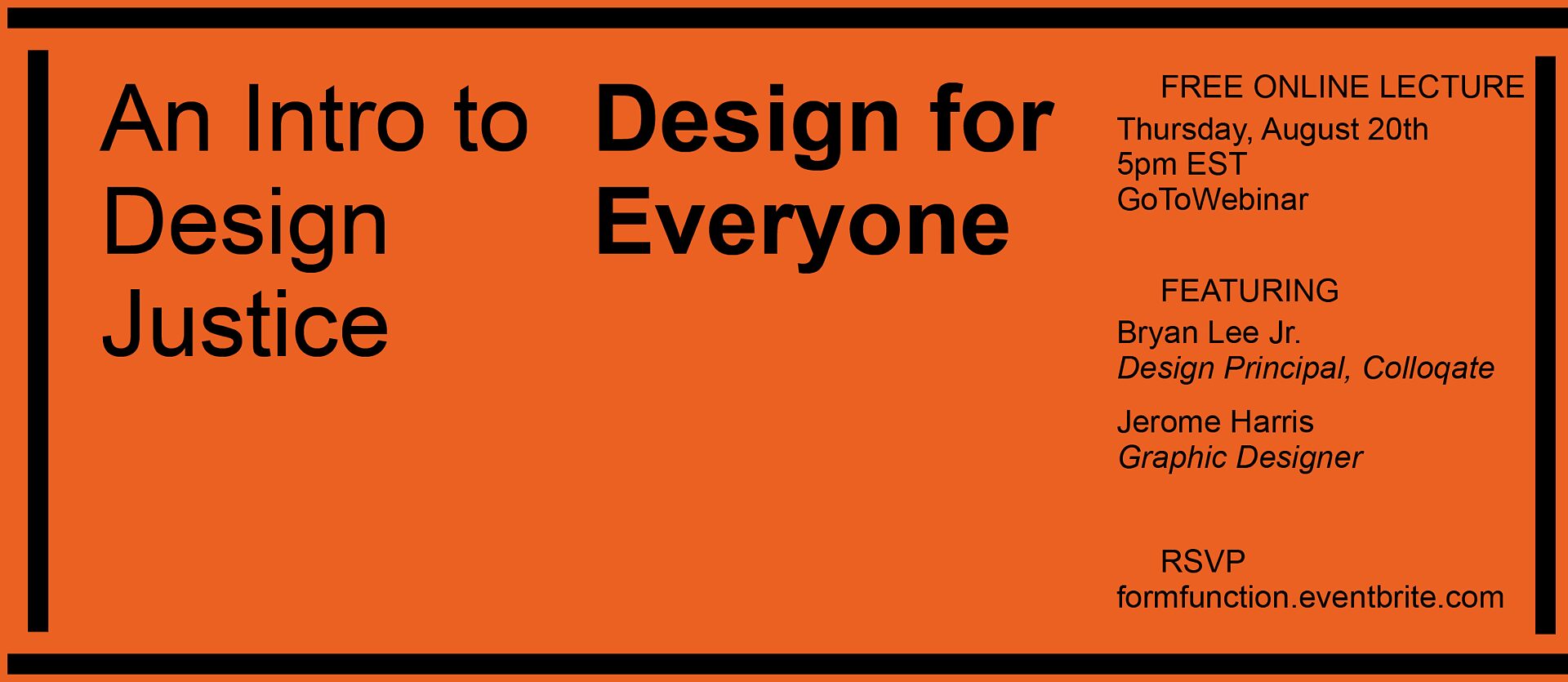 Virtual Lecture: Design for Everyone: An Intro to Design Justice ...